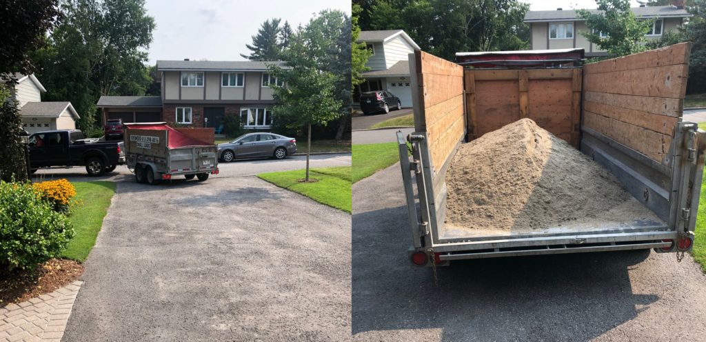 sand delivery - DIY LAWN EXPERT